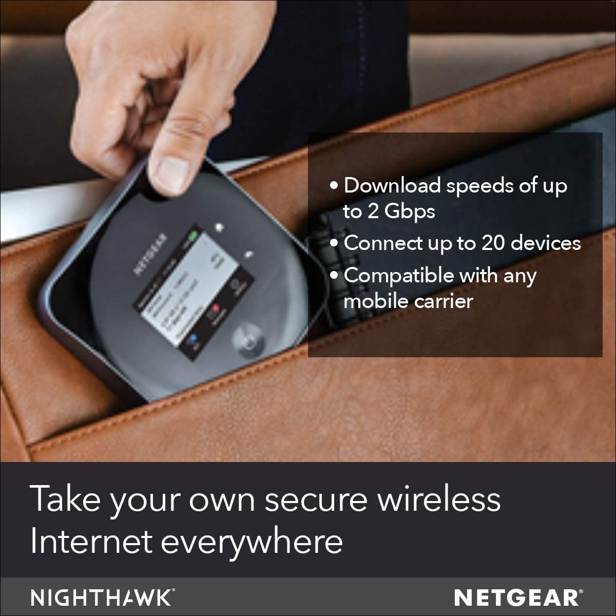 NETGEAR Nighthawk M2 Mobile Hotspot 4G LTE Router MR2100 - D